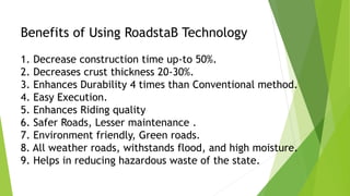 RoadstaB - Road Stabilization | PPTX