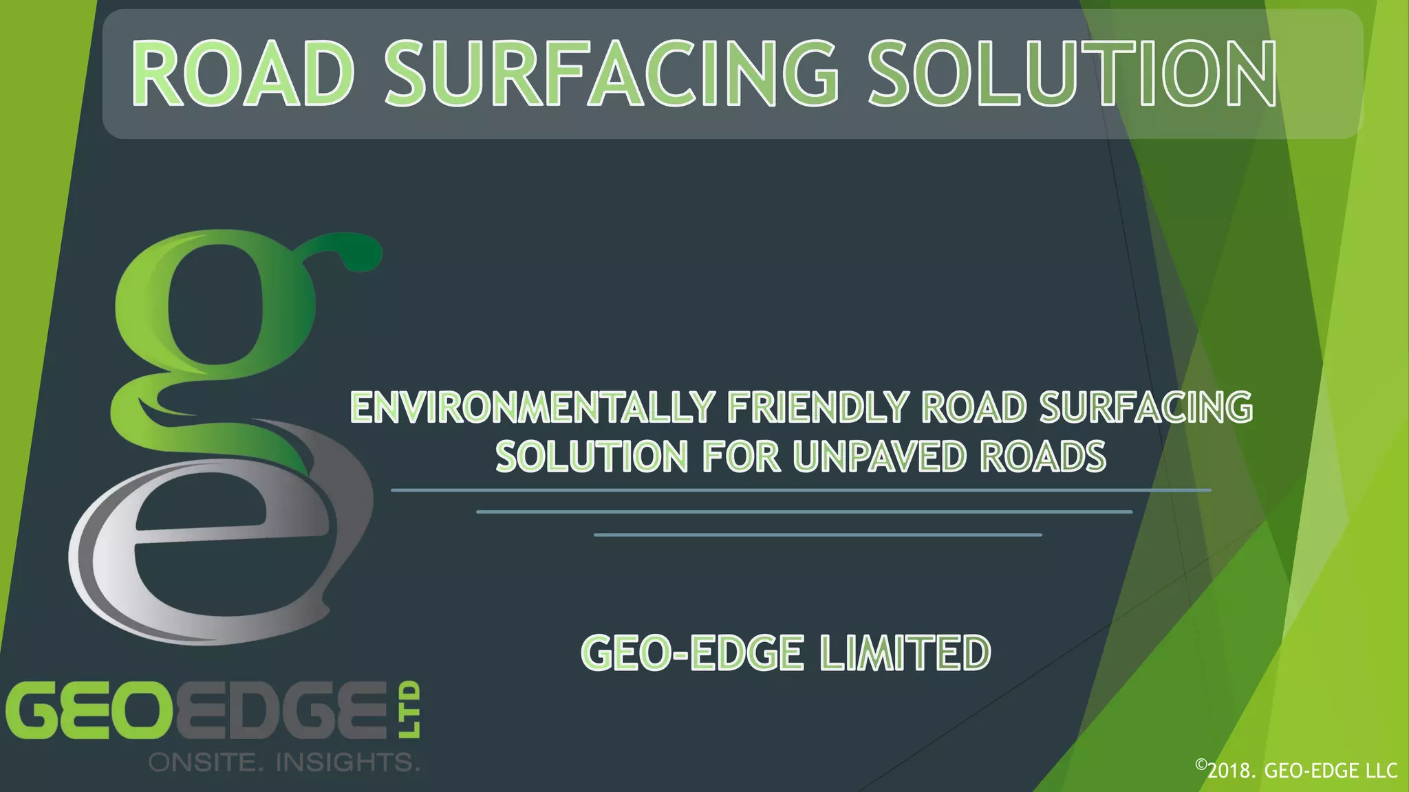 Road surfacing solution | PPT