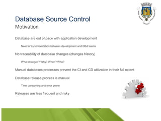 Road to database automation: database source control | PPT