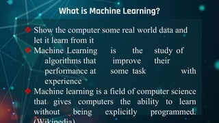 Road to machine learning | PPTX