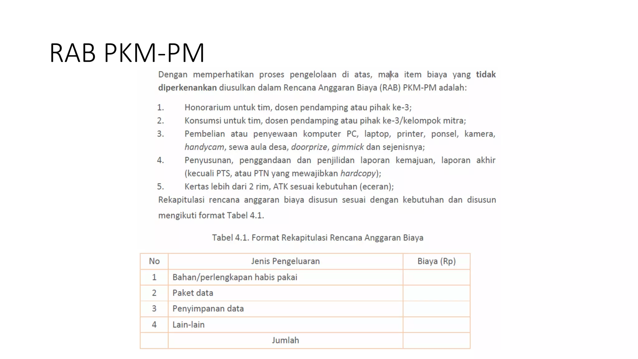 Road to PKM 2022 (Program Kreativitas Mahasiswa) | PDF