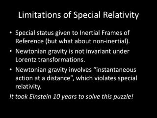 The Road to Relativity - High School Presentation | PPTX