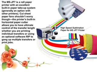 Road To Sublimation Success More About Sublimation Printing | PPT