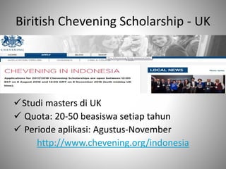Sukses Meraih Beasiswa ke Luar Negeri~Afrianto Daud | PPT