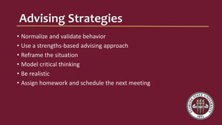 Road to the right major national nacada | PPT