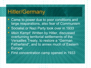 Road to War | PPT