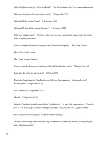 Road to war student booklet | DOCX