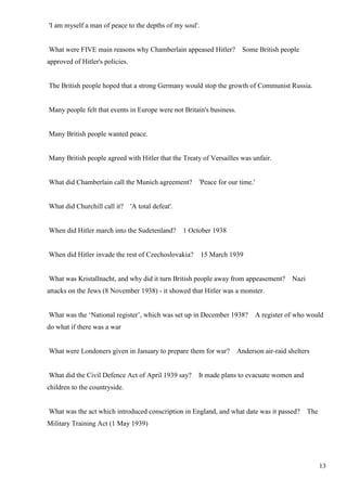 Road to war student booklet | DOCX