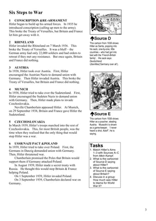 Road to war student booklet | DOCX