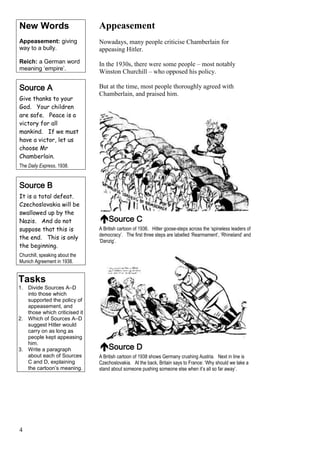 Road to war student booklet | DOCX