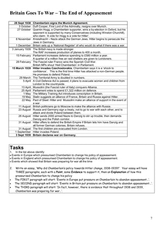 Road to war student booklet | DOCX