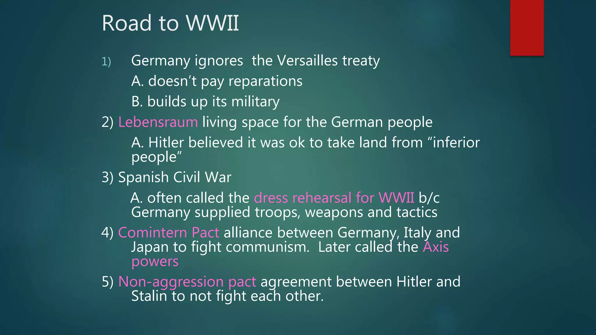 Road to wwii | PPT