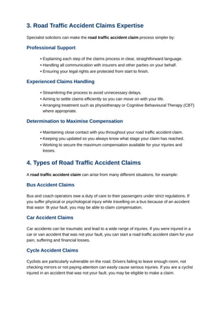 Road Traffic Accident Claim Guide claim24 | PDF