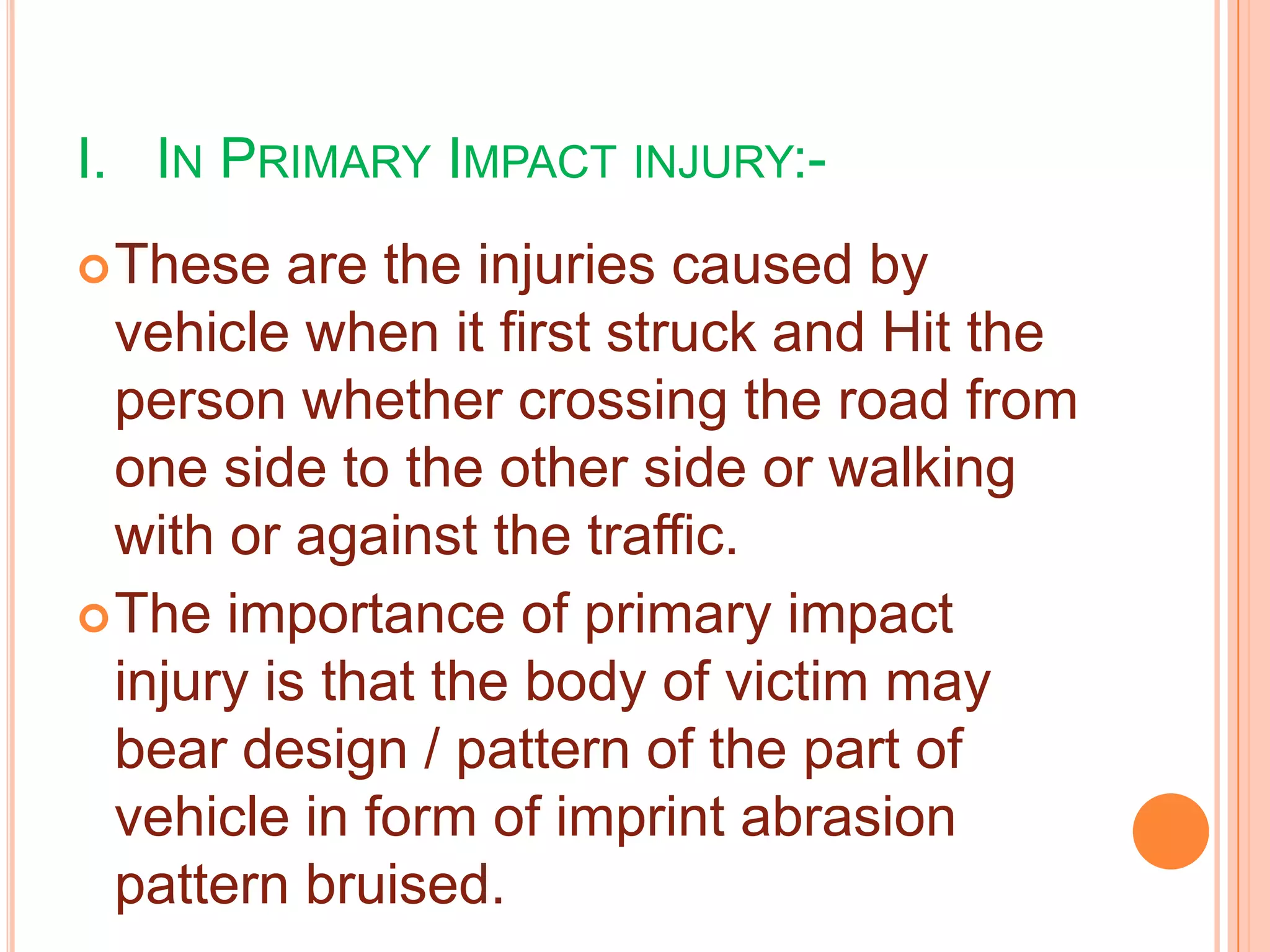 Road traffic injury | PPTX