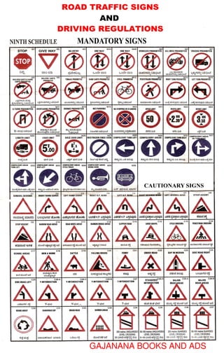 Road traffic signs and driving regulations | PDF