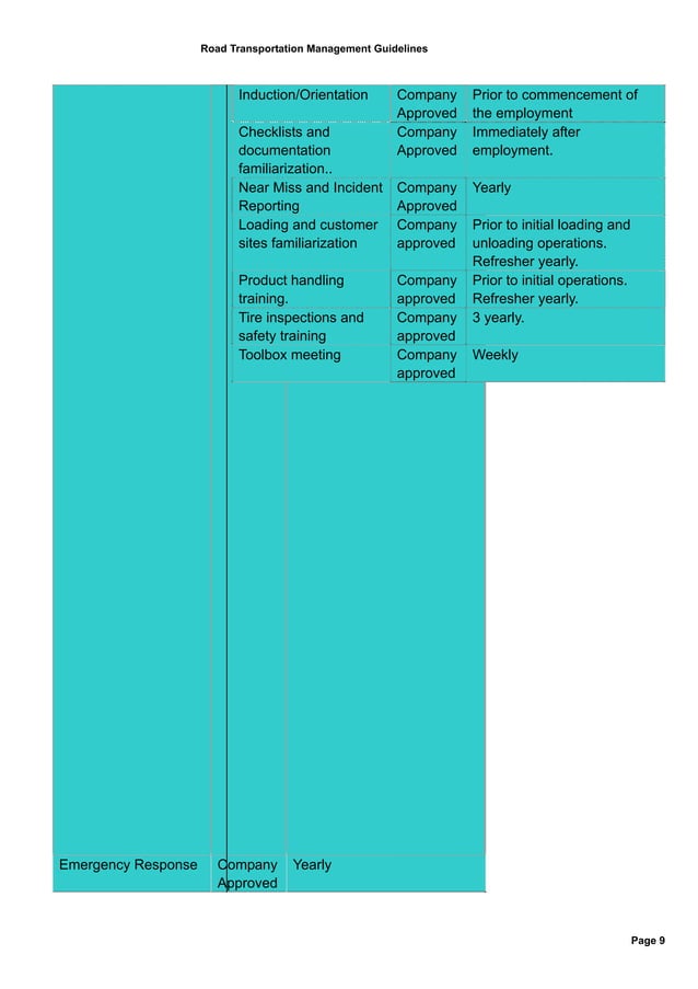 Road transportation mangement_guideline_version_for_spa_taskforce ...