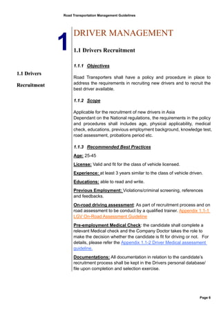 Road transportation mangement_guideline_version_for_spa_taskforce ...