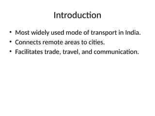 Road_Transport_in_India.pptx road transport of india in e | PPTX