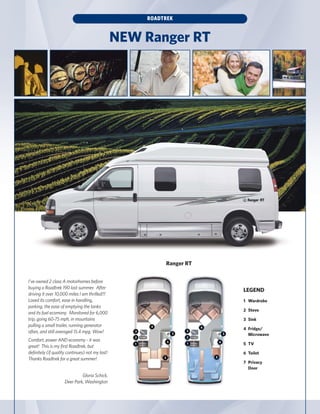 Roadtrek Ranger RT 2013 Brochure | PDF