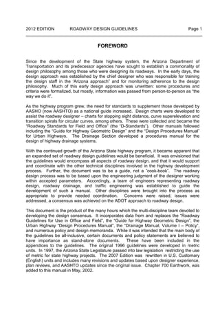 Roadway design-guidelines | PDF