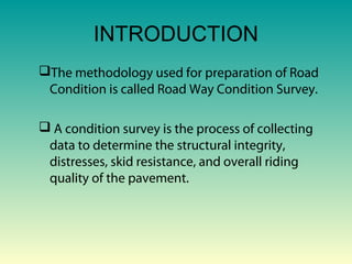 Roadway Condition Survey | PPT