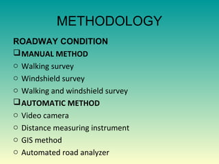 Roadway Condition Survey | PPT