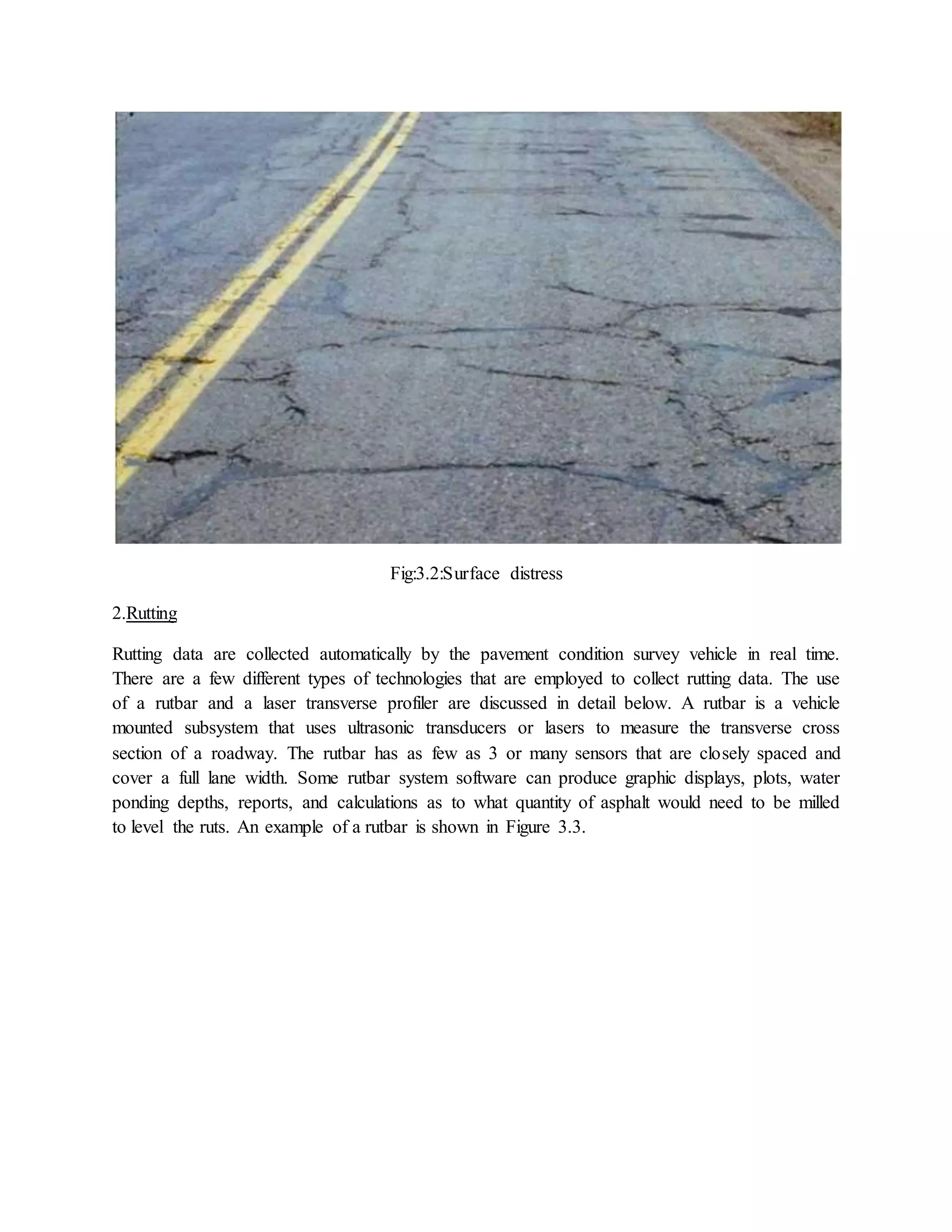 Roadway condition survey full report(BUET) | DOCX