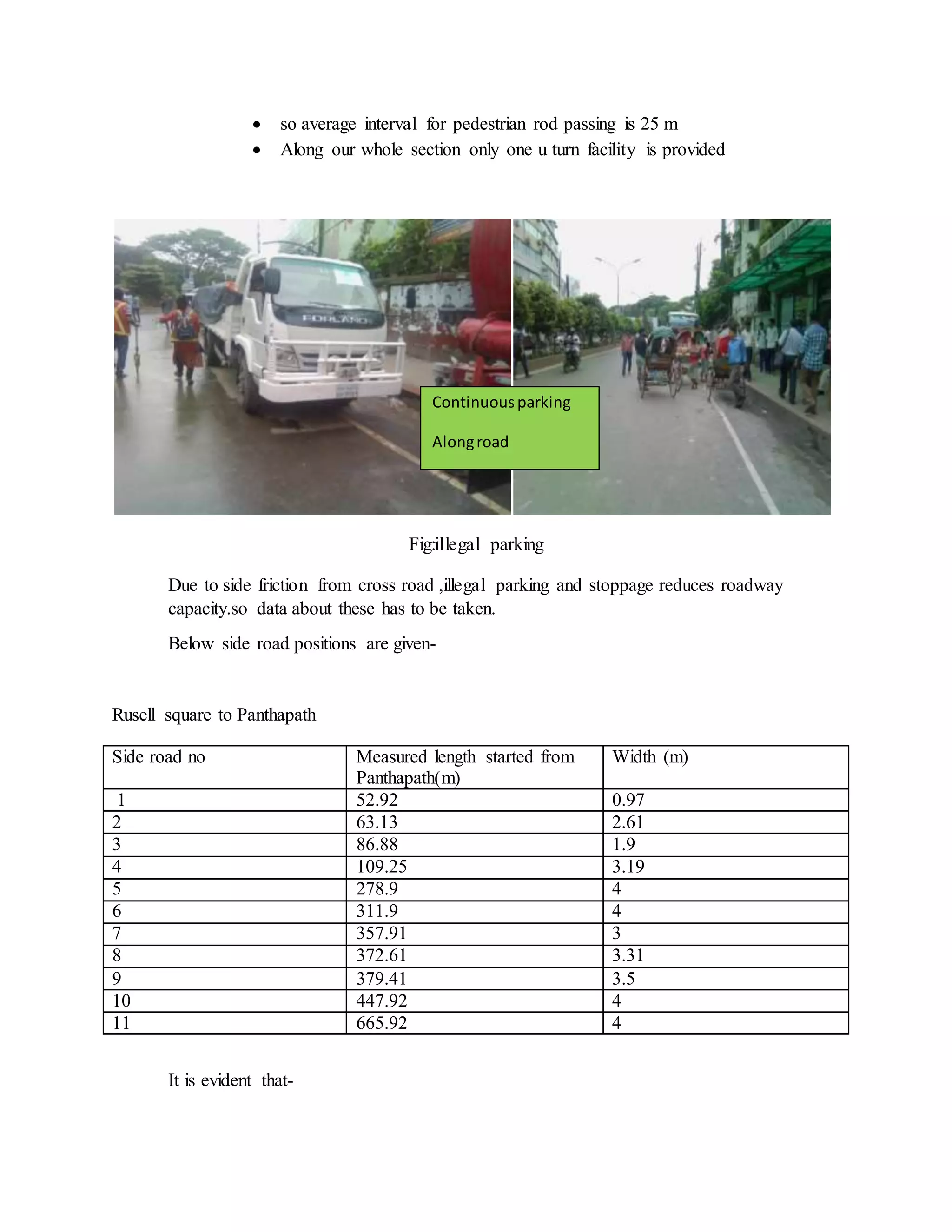 Roadway condition survey full report(BUET) | DOCX
