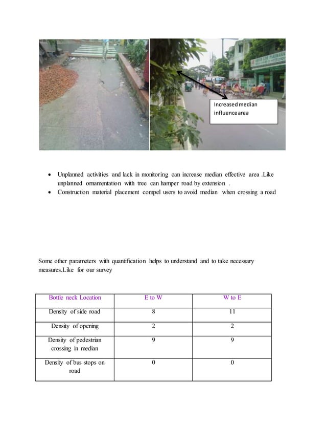 Roadway condition survey full report(BUET) | DOCX