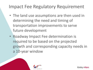 Roadway Impact Fees | PPTX