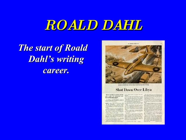 Roald Dahl Powerpoint | PPT