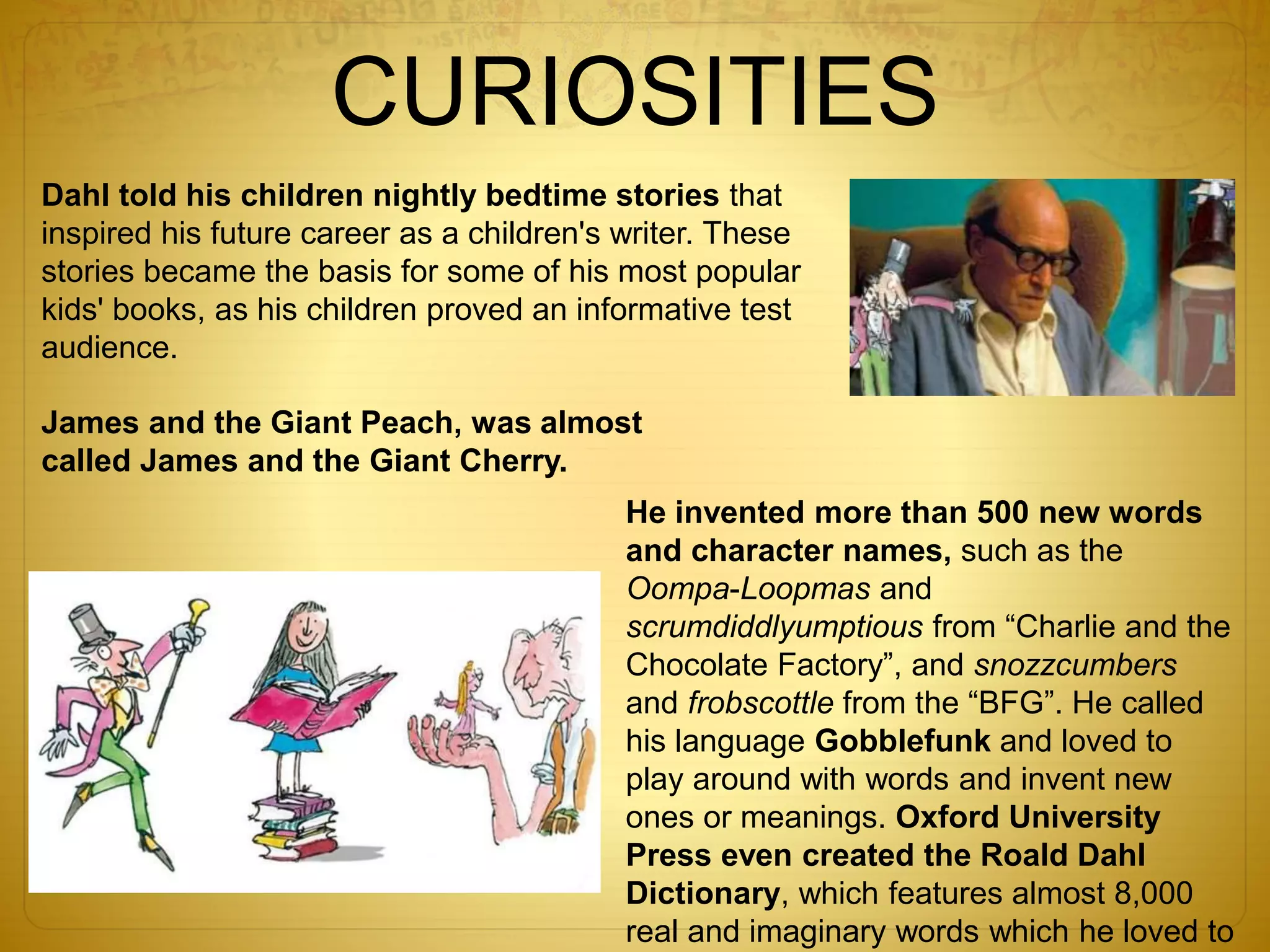 Roald dahl | PPTX