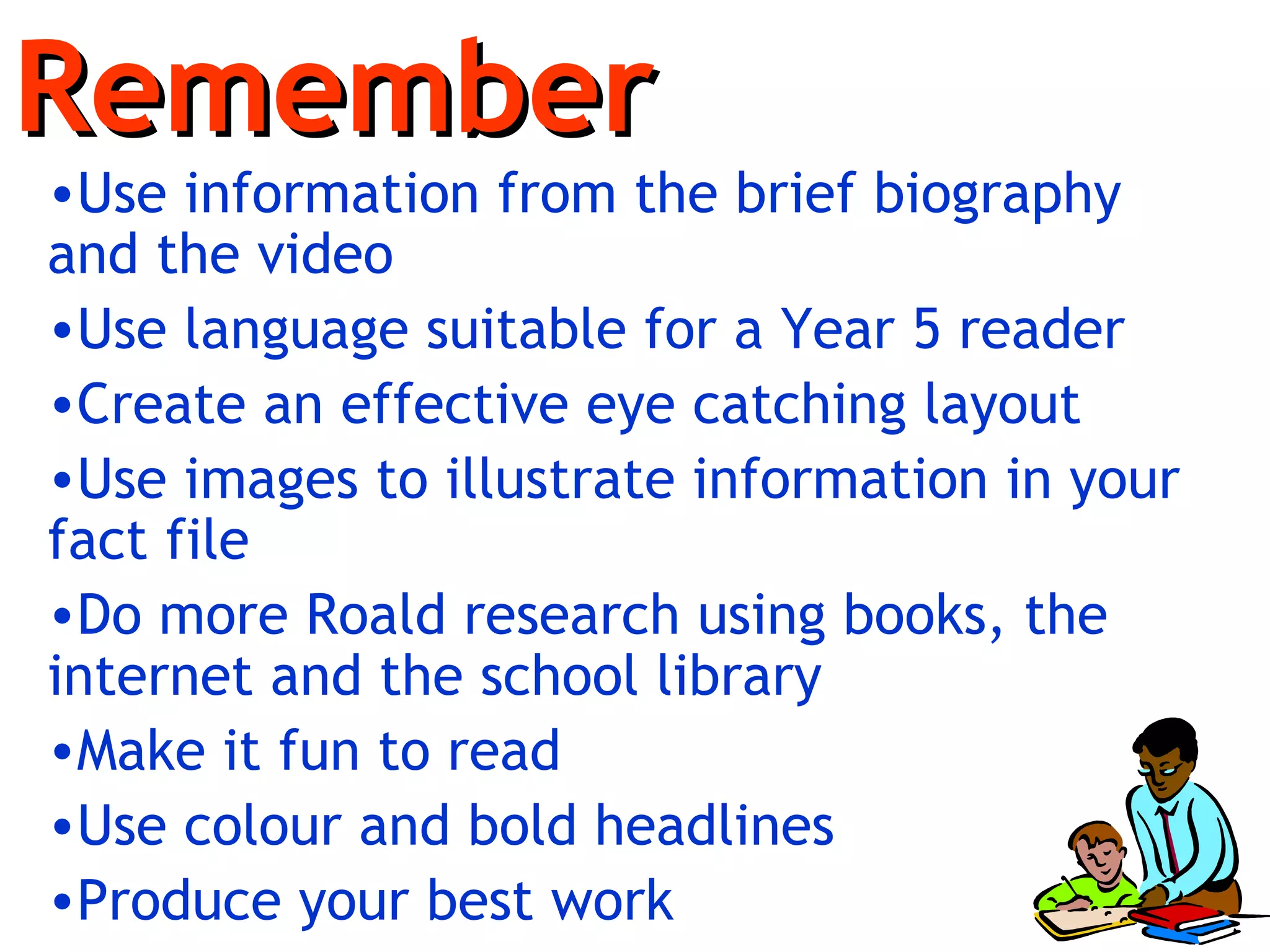 Roald dahl day resources | PPT