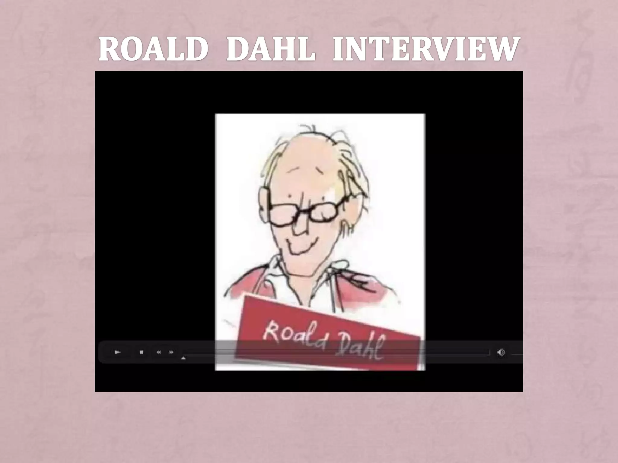 Roald Dahl bio PPT | PPTX