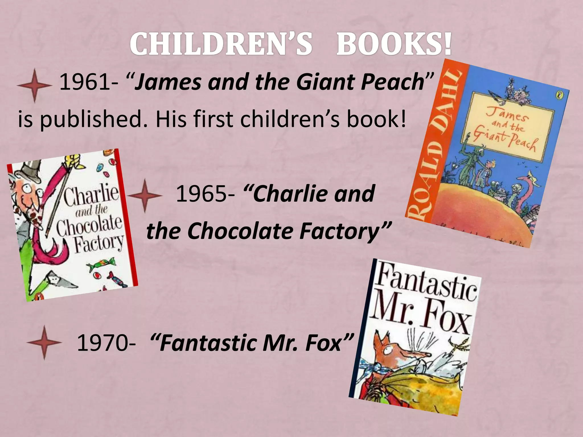 Roald Dahl bio PPT | PPTX