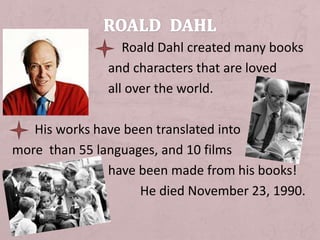 Roald Dahl bio PPT | PPTX