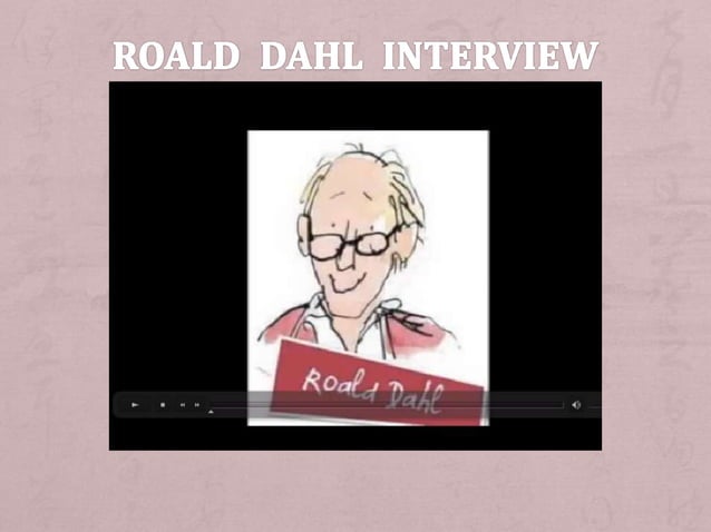 Roald Dahl bio PPT | PPTX