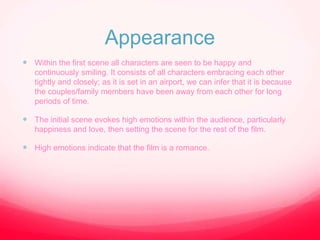 Romance: Love Actually - Opening Analysis | PPTX