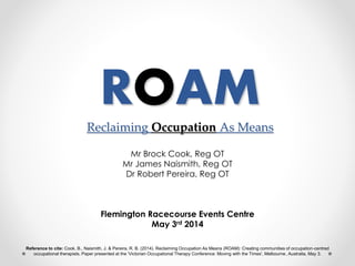 ROAM OTA Victoria State Conference Workshop Presentation | PPTX ...
