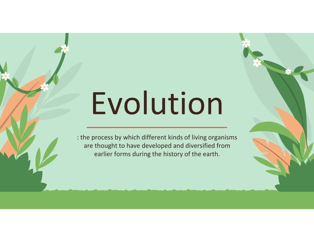 The Process of Evolution The Process of Evolution | PDF