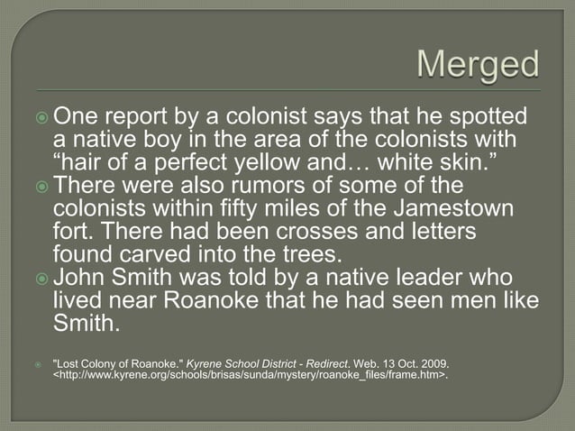 Roanoke Island and Jamestown | PPTX