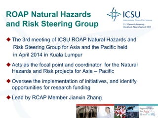 Activities of ICSU ROAP 2012 - 2014 | PPT