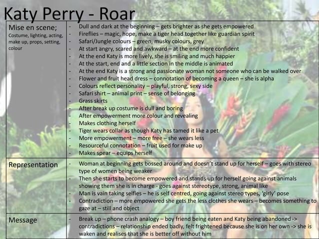 Katy Perry - Roar | PPTX
