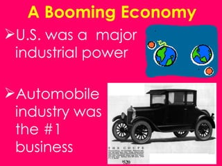 Dec. 15 Notes (The Roaring '20s) | PPT