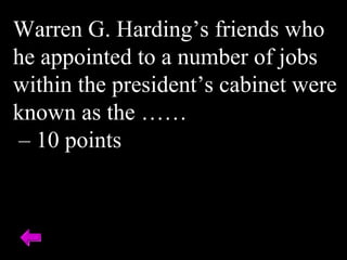 Roaring 20's Jeopardy Review | PPT