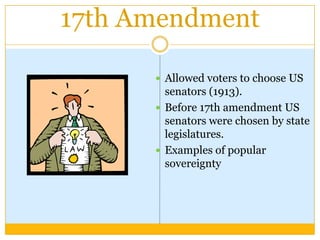 17th Amendment Examples