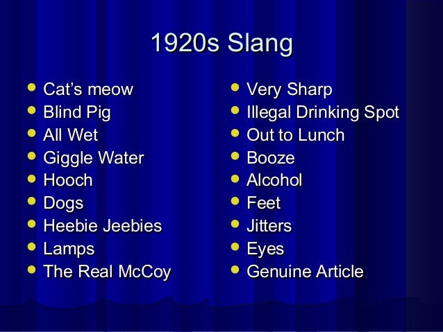 Roaring 20s Overview