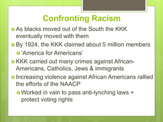 Roaring 20s ppt | PPTX