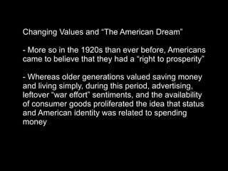 Roaring twenties | PPTX