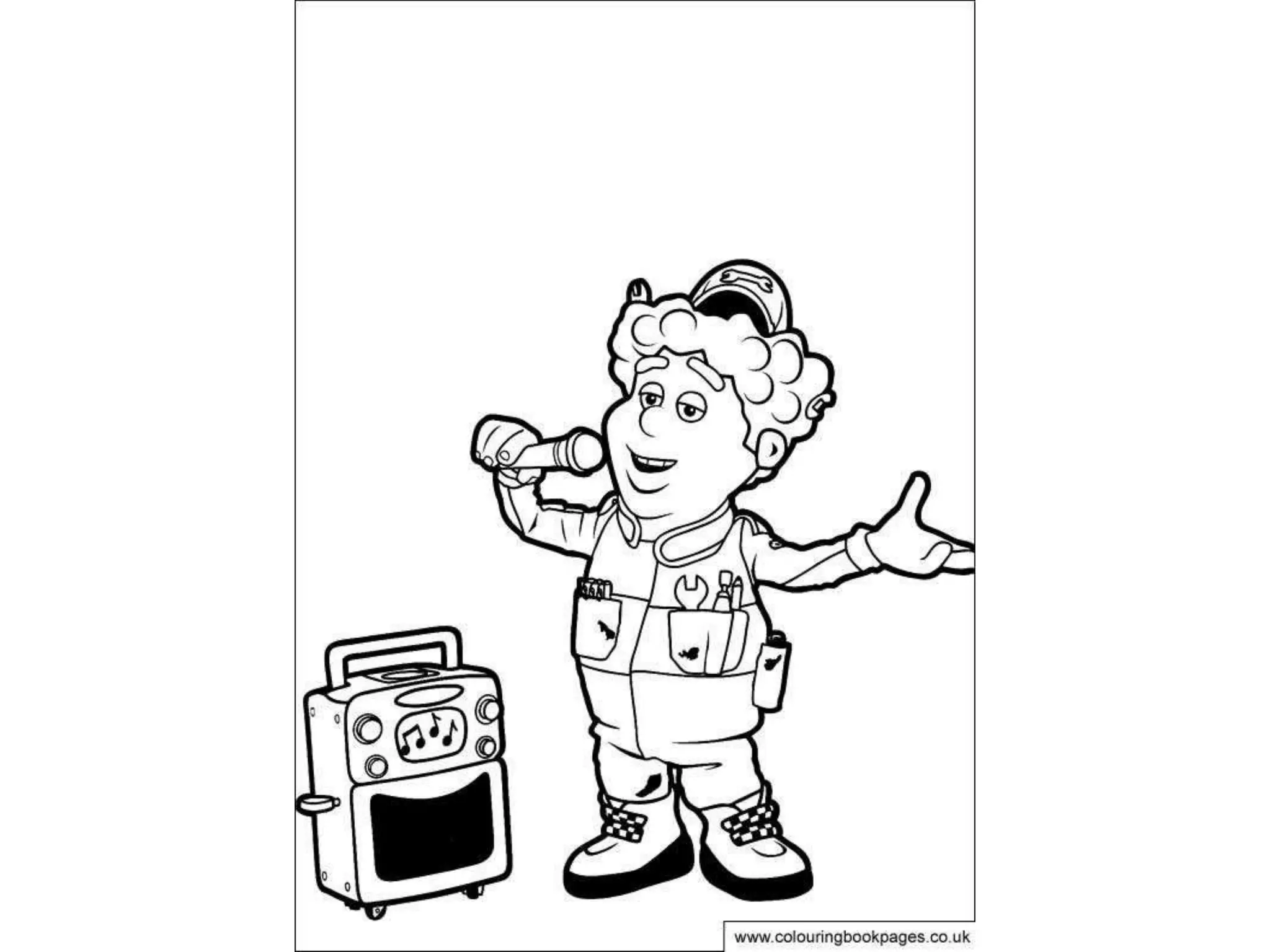 Roary the racing car Colouring Pages and Kids Colouring Activities | PPT